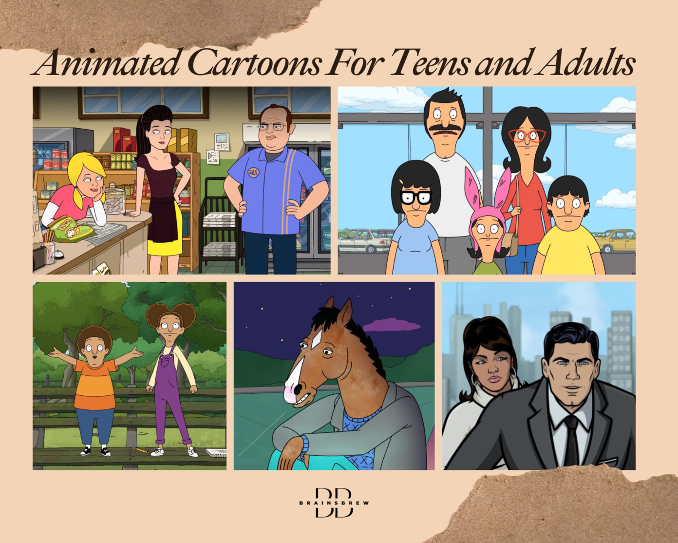 Top Adult Animation Cartoons Aside from Simpsons - BrainsBrew
